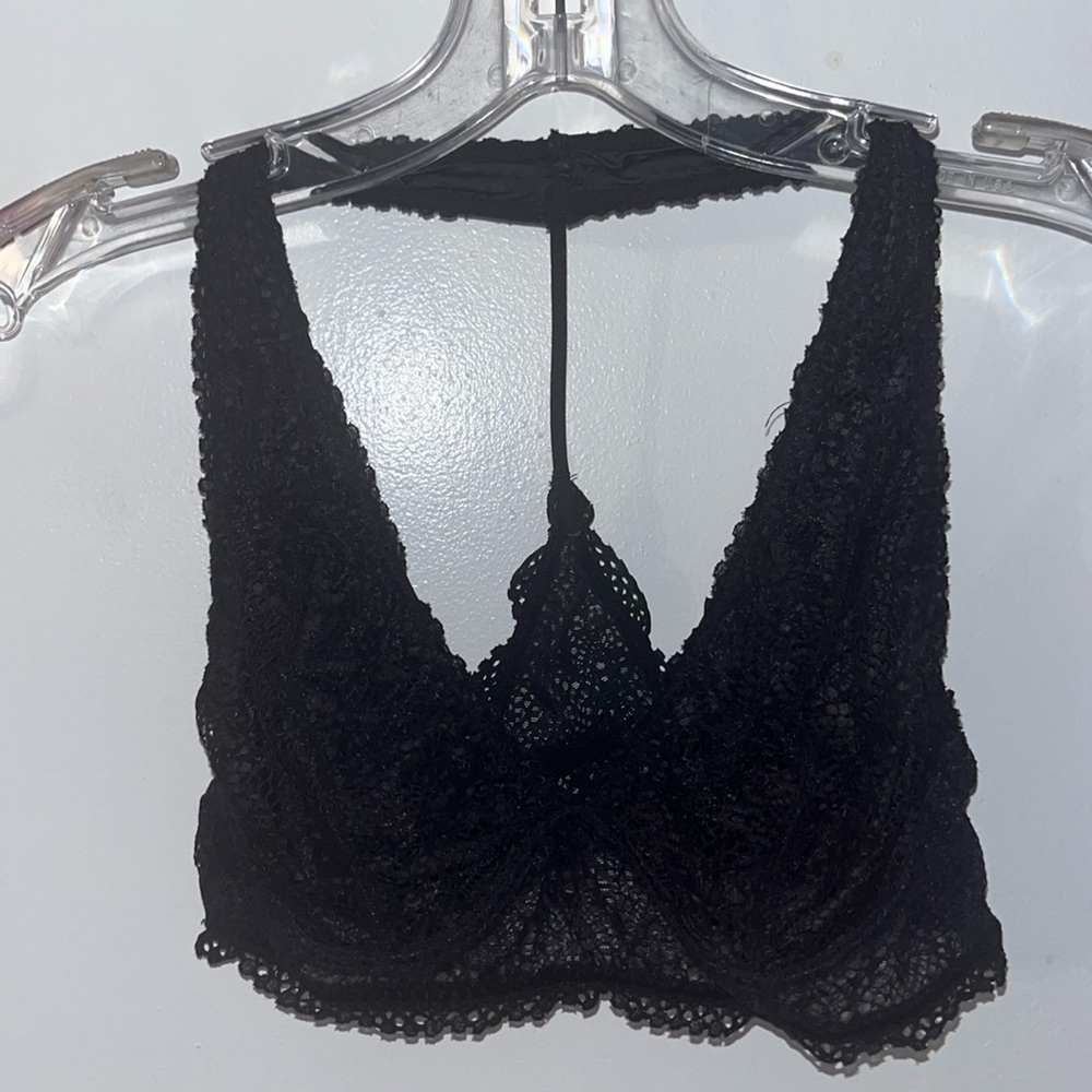 Victoria's Secret Black Lace Bralette Small - Gem